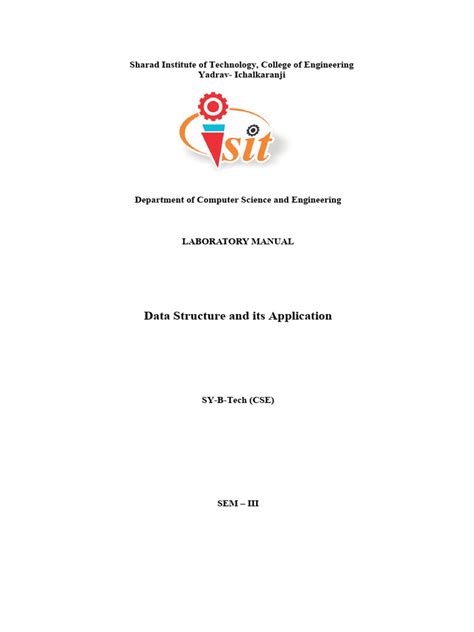 data structure lab manual sy a pdf