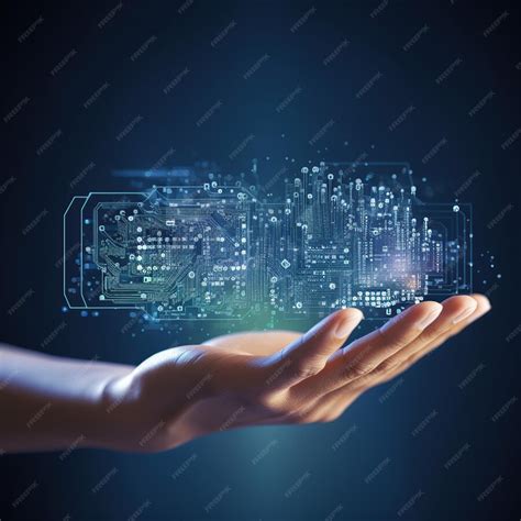 Premium Photo Hand Holding Seamless Integration Data System And Technology