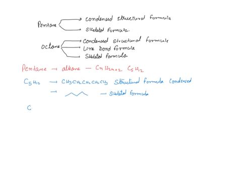 Solved 3 Give The Molecular Formula The Line Bond Structural Formula The Condensed