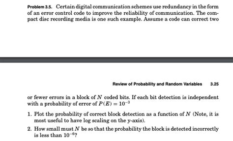 Problem 35 Certain Digital Communication Schemes