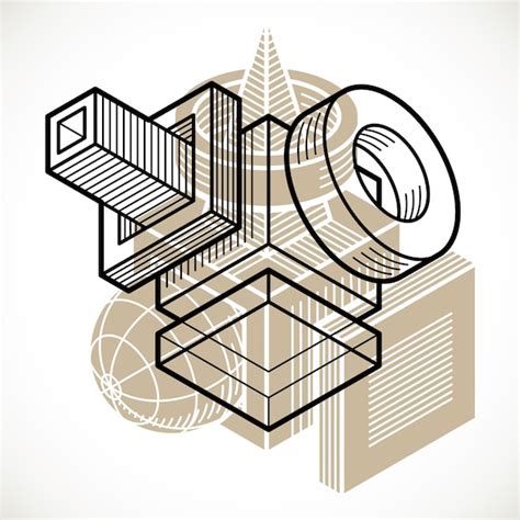 Premium Vector 3d Design Abstract Vector Dimensional Cube Shape