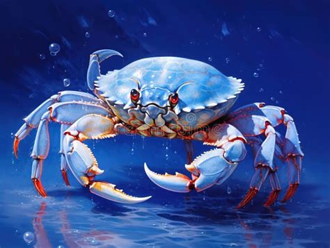 Blue Crab Stock Illustration Illustration Of Beach 293697953