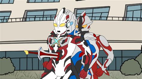 3 Ultraman Tertusuk Pedang Excalibur Kartun Ultraman YouTube