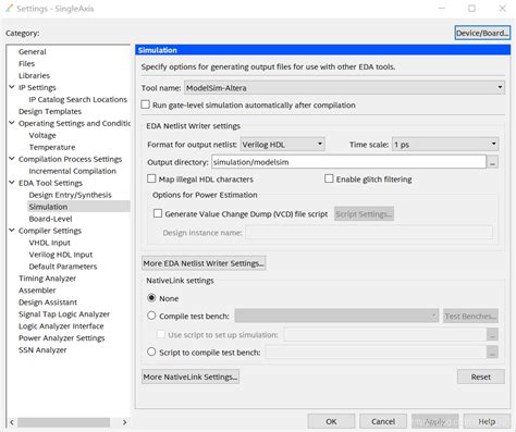 Fpga调用modelsim进行功能仿真和时序仿真specify A Test Bench File Name Csdn博客