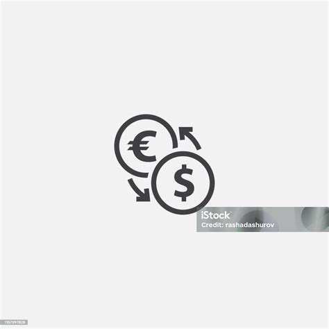통화 변환기 기본 아이콘입니다 간단한 기호 그림입니다 통화 변환기 기호 디자인 웹 인쇄 및 모바일에 사용할 수 있습니다 개념에 대한 스톡 벡터 아트 및 기타 이미지 Istock