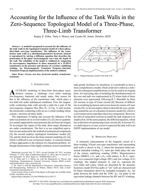 Pdf Accounting For The Influence Of The Tank Walls In The Zero