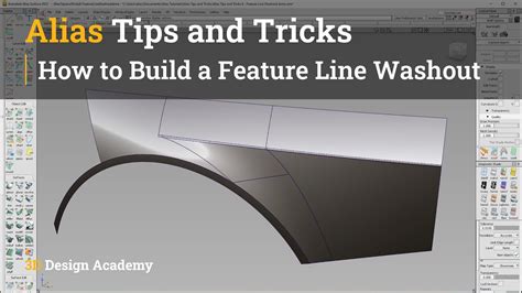 alias tips and tricks 8 how to build a feature line washout youtube