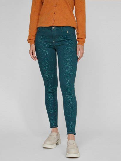 Штани повсякденні Sassofono A191 Sf 321011 Брильянтово зелений для жінок колір Зелений