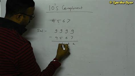10s Complement Find 10s Complement 10s Complement Of A Number Youtube