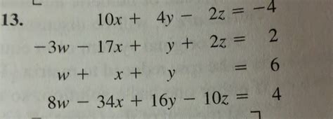 Solved Solve The Linear System Given Explicitly Or By Is