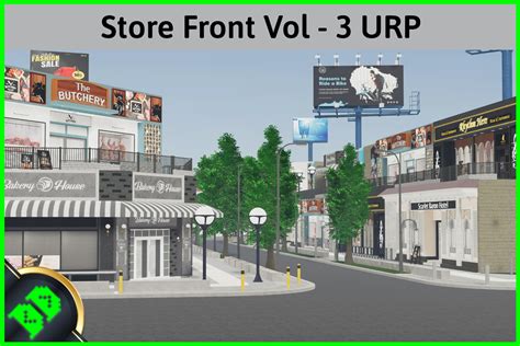 Store Front Vol 3 Urp 3d Environments Unity Asset Store