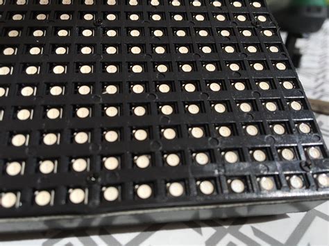 Tetris Time Clock On A P10 Rgb Matrix With Esp8266