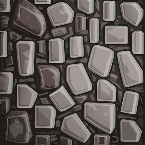 Premium Vector Stylized Cobblestone Path Texture Premium Vector Stylized Cobblestone Path Texture