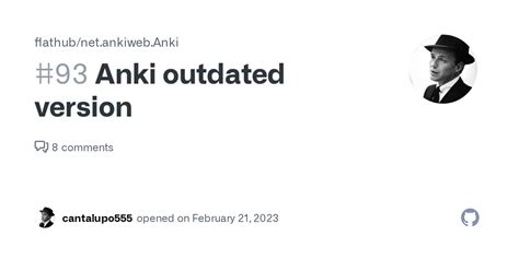 Anki Outdated Version · Issue 93 · Flathubnetankiwebanki · Github