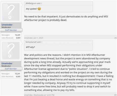 MSI Reveals Payment Issue With Afterburner Project Developer