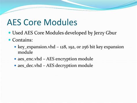 PPT FPGA Implementation Of Multicore AES 128 192 256 PowerPoint