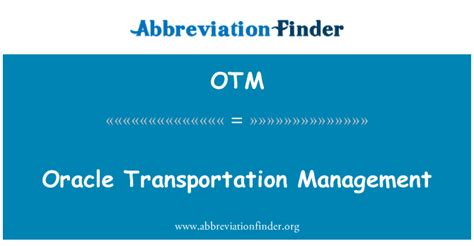 Otm Significa Oracle Transportation Management Oracle Transportation Management