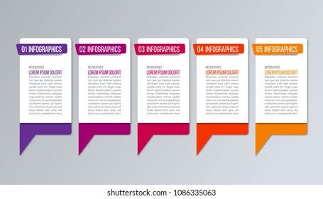 Business Process Template Timeline Infographics 5 Stock Vector Royalty Free 1441933988