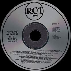 Nippers Greatest Hits The 60s Volume 1 Usa 1990 Bmg 8474 2 R