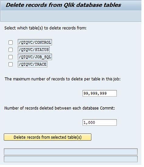 Important Information About Qlik Database Tables Qlik Connectors Help