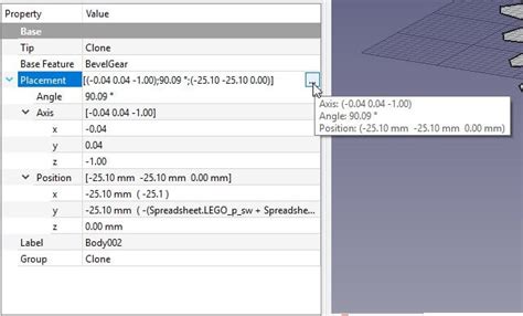 Multiple Parametric Rotations Rfreecad