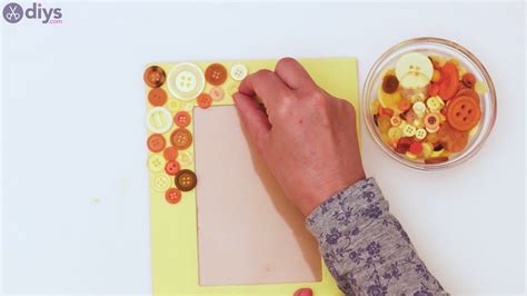 DIY Button Picture Frame For Valentine S Day In Steps