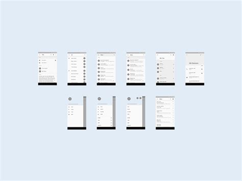 android l mobile ui template sketch freebie download free resource