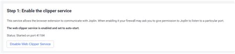 Web Clipper Can T Connect To Joplin Issue Laurent Joplin GitHub