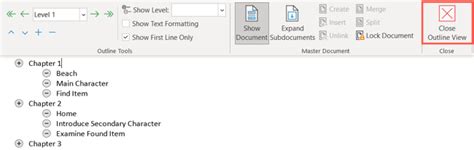 How To Use Outline View In Microsoft Word