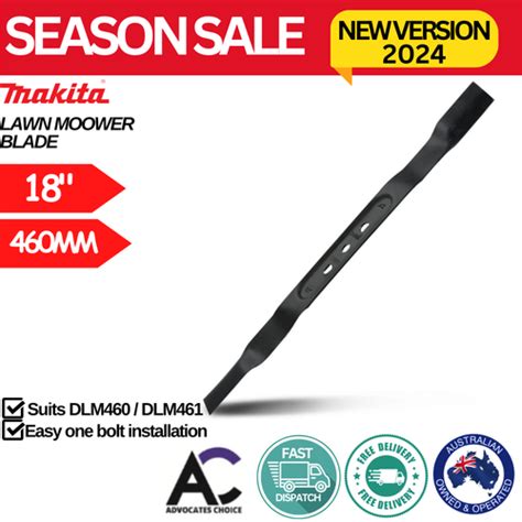 Makita Lawn Mower Blade 460mm 18” Replacement For Suits Dlm460 Dlm461