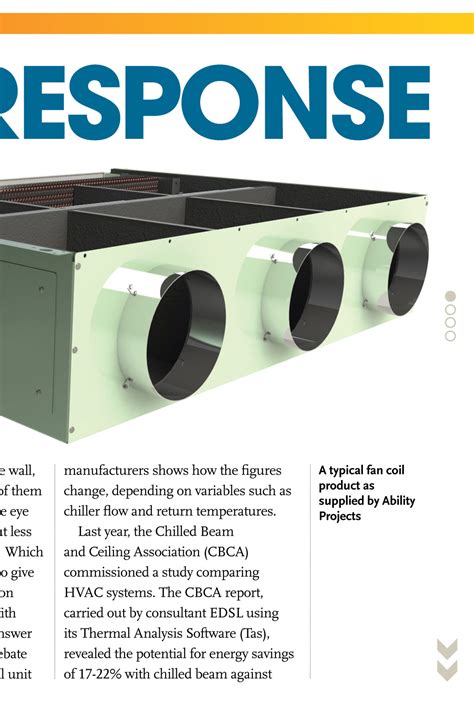 Special Features Fan Coil Units Efficiency Report CIBSE Journal September 2014