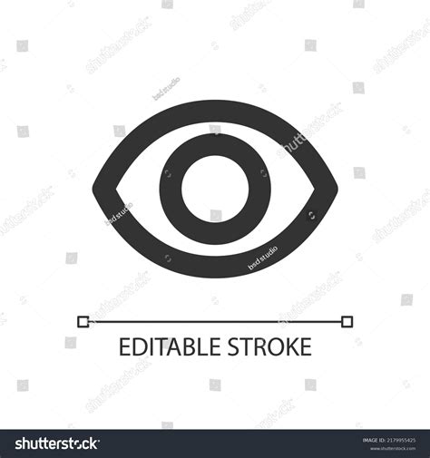 Seen Pixel Perfect Linear Ui Icon Stock Vector Royalty Free 2179955425 Shutterstock