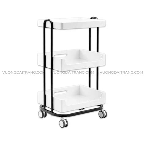 Xe Đẩy 3 Tầng Khung Chữ U Vương Đài Trang