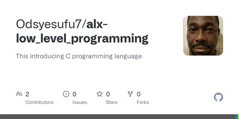 GitHub Odsyesufu7 Alx Low Level Programming This Introducing C