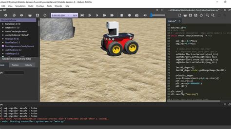 Webots Python Sick Lms291 Lidar Sensor Kullanımı Ile Derinlik Haritası Webots Python Dersleri