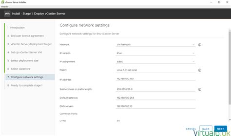 Installing VMware VCenter Server VCSA 7 0 VirtualG Uk