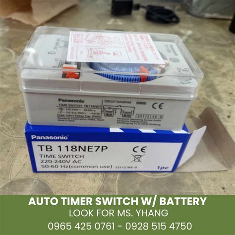 Auto Timer Switch W Battery Commercial And Industrial Industrial
