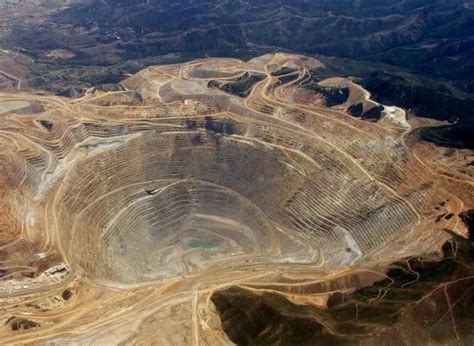 Bingham Canyon Mine Located Near Salt Lake City Usa Is The Worlds