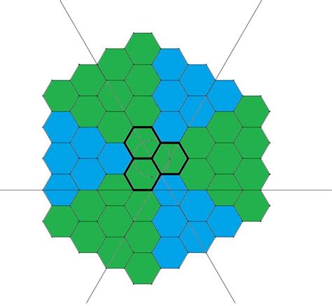 Hexagonal Radial Geometry Structure