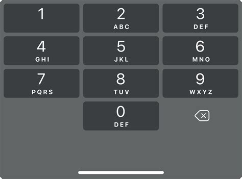 Smartphone Dial Keypad With Numbers And Letters Interface Keypad For Touchscreen Device