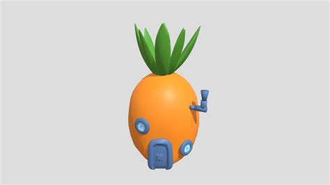 Spongebobs Pineapple Download Free 3d Model By Proplayz5432 [f0bde94] Sketchfab