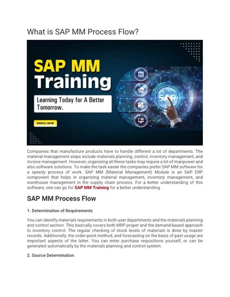 PPT What Is SAP MM Process Flow PowerPoint Presentation Free Download ID 11902619