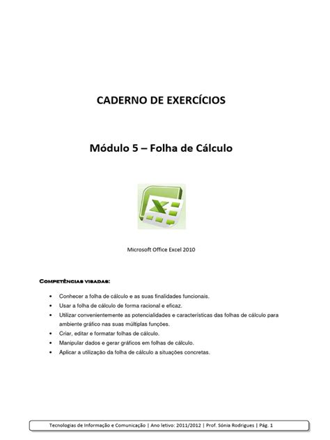 exercícios excel pdf imposto sobre valor agregado iva microsoft