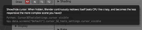 Add On Enhanced D Cursor Blender Redraws Itself Blender Stack Exchange