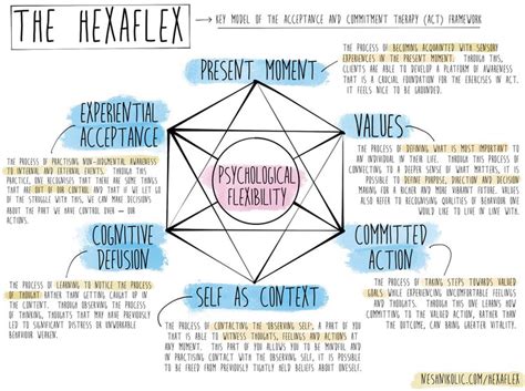 The Act Hexaflex — Nesh Nikolic Therapy Psychology Commitment