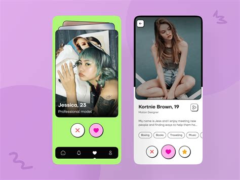 dating mobile app design by ronas it ui ux team on dribbble