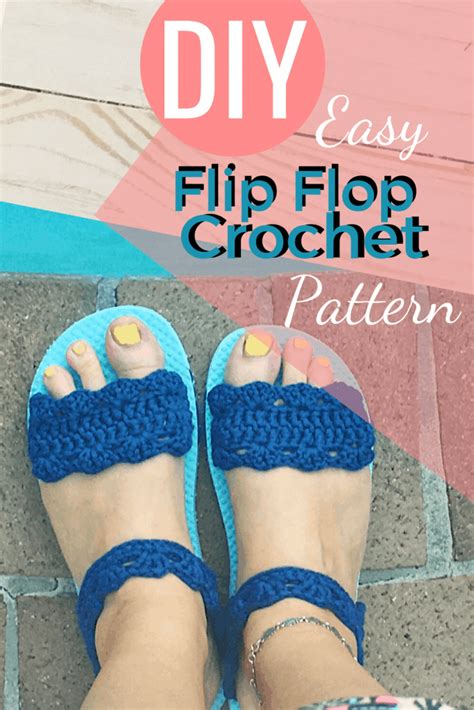 Free Crochet Flip Flop Pattern Crafting On The Fly