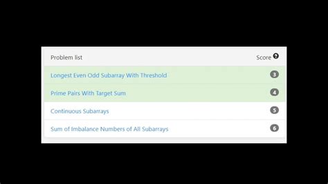 Leetcode Weekly Contest 352 Longest Even Odd Subarray Threshold