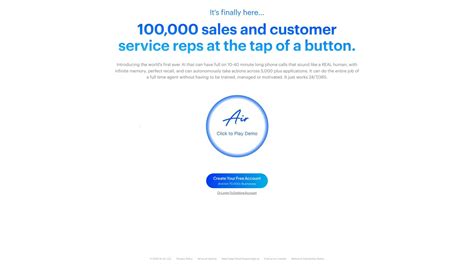 Air Ai Ai駆動の会話および自動化ソリューション Creati Ai