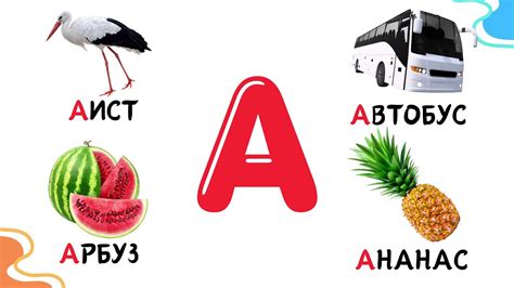 Алфавит для детей Учим буквы и слова АЗБУКА с картинками для малышей Развивающие мультики Youtube